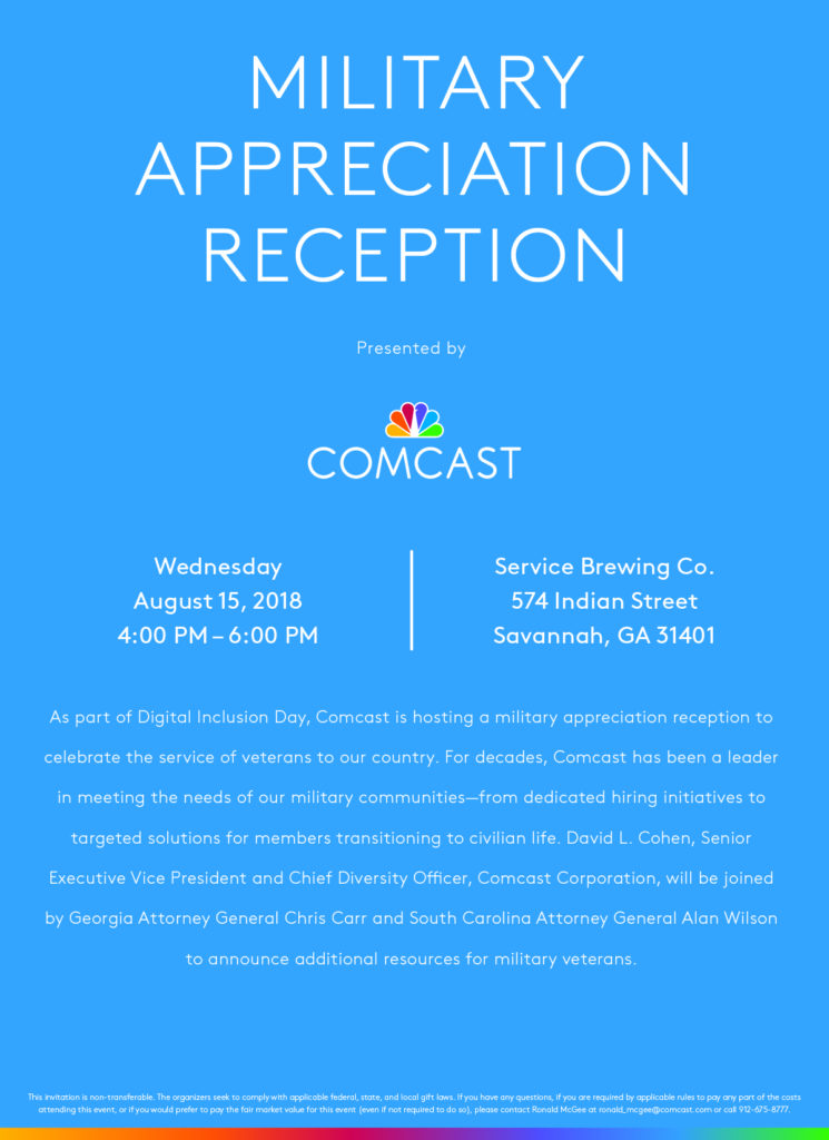 Military Appreciation Reception | Comcast South